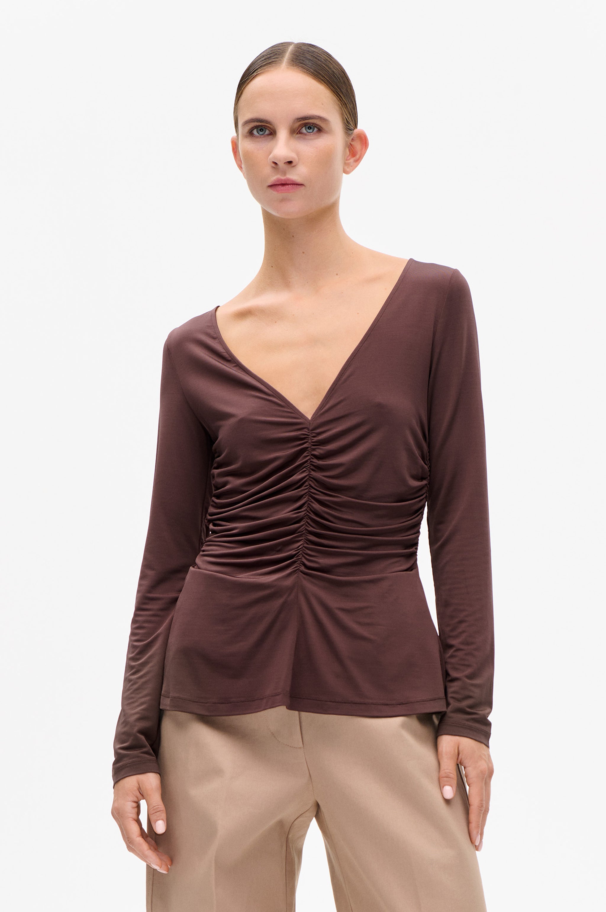 Shop JAMIE TOP i Hot Fudge | Hurtig levering